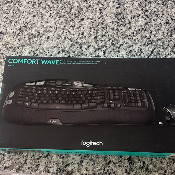 Logitech | Computers, Laptops & Parts | Logitech Mk55 Comfort Wave ...